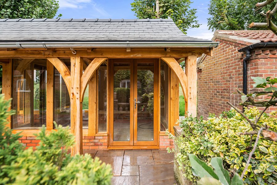 Horncastle Porch & Summer house - Top Barn Timber Frames